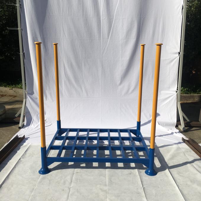 Demountable Steel Pipe Stillages With 4 Posts 1400L*1100W*1500H mm
