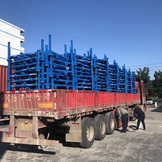 Wire And Tube Steel Style Fabric Roll Stillages Storage For Textile ...