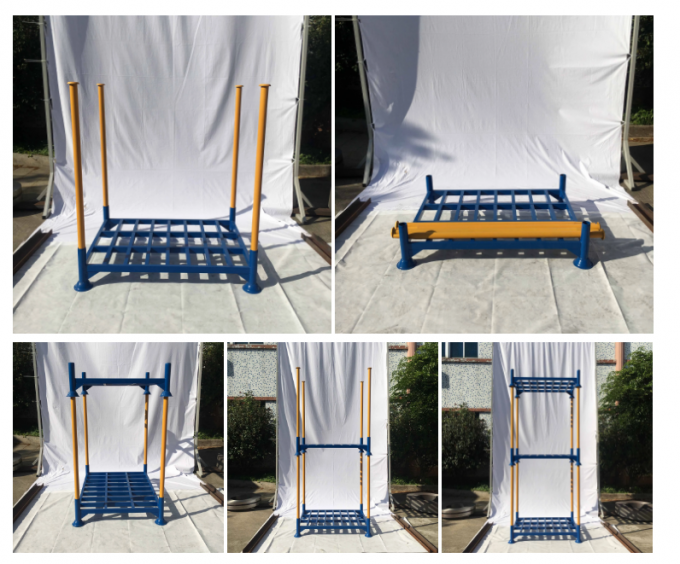 Customized Stackable Post Pallet Rack Steel Stillages Warehouse Storage